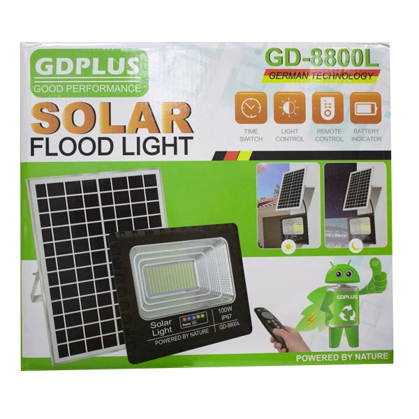 GD-8800L 100W GDPLUS Solar Wall Flood Light - (Delivery Included) – Car ...